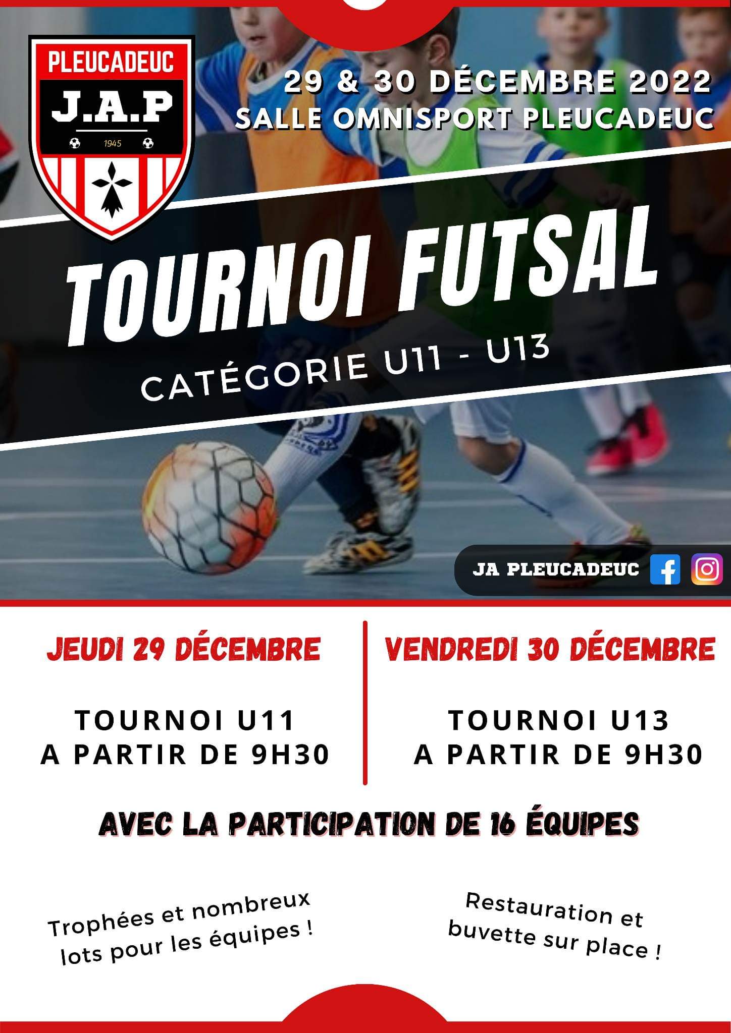 Pleucadeuc. Jeudi et vendredi, le tournoi de foot en salle - Les Infos ...