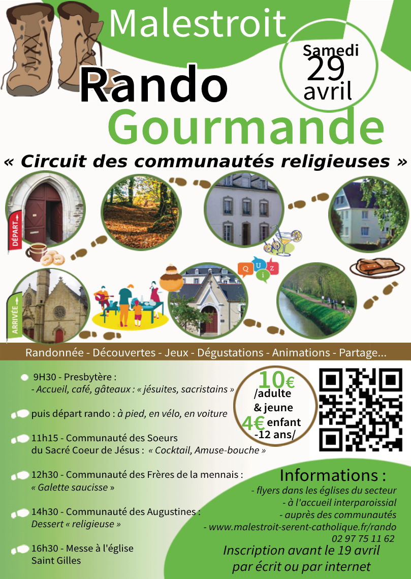 Malestroit. La rando gourmande - "circuit des communautés religieuses ...