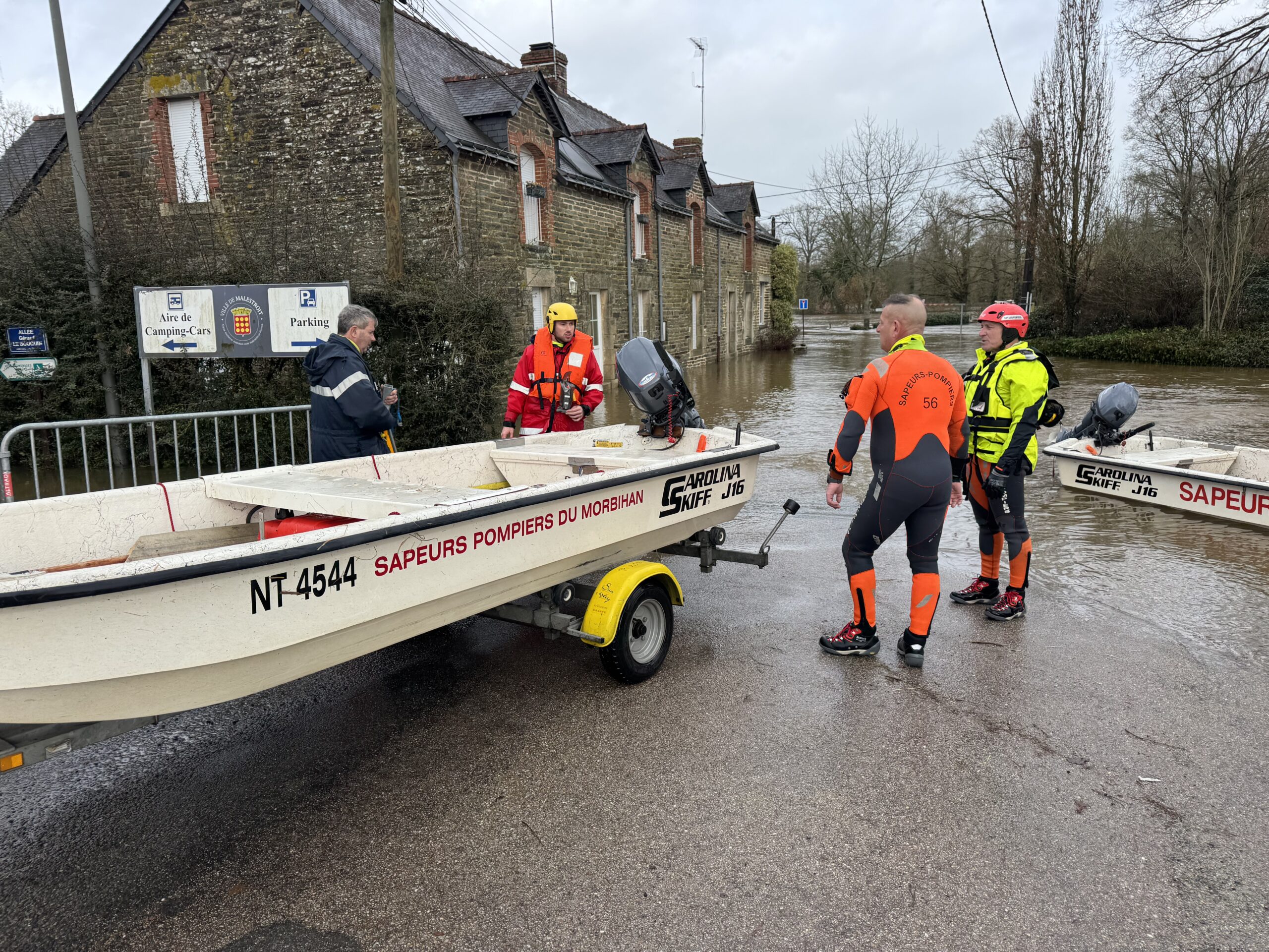 Morbihan. Inondations : 69 interventions des pompiers - Les Infos du ...